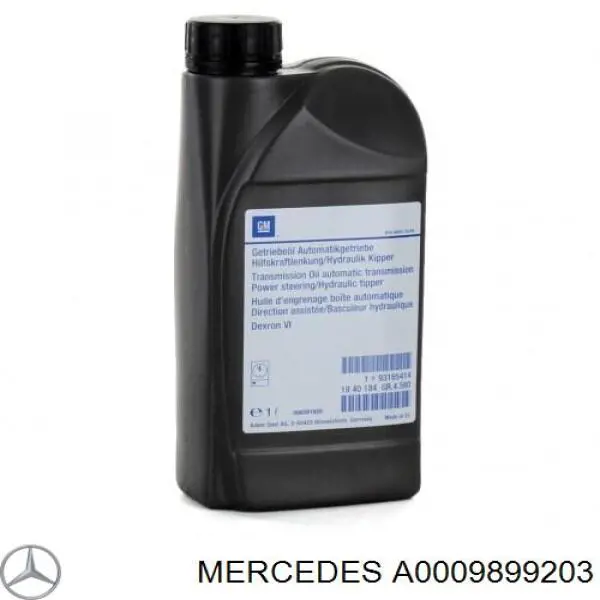 Масло трансмиссионное Mercedes 1 л A0009899203