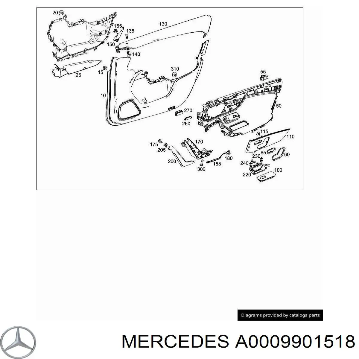 A0009901518 Mercedes | купить на Avto.pro