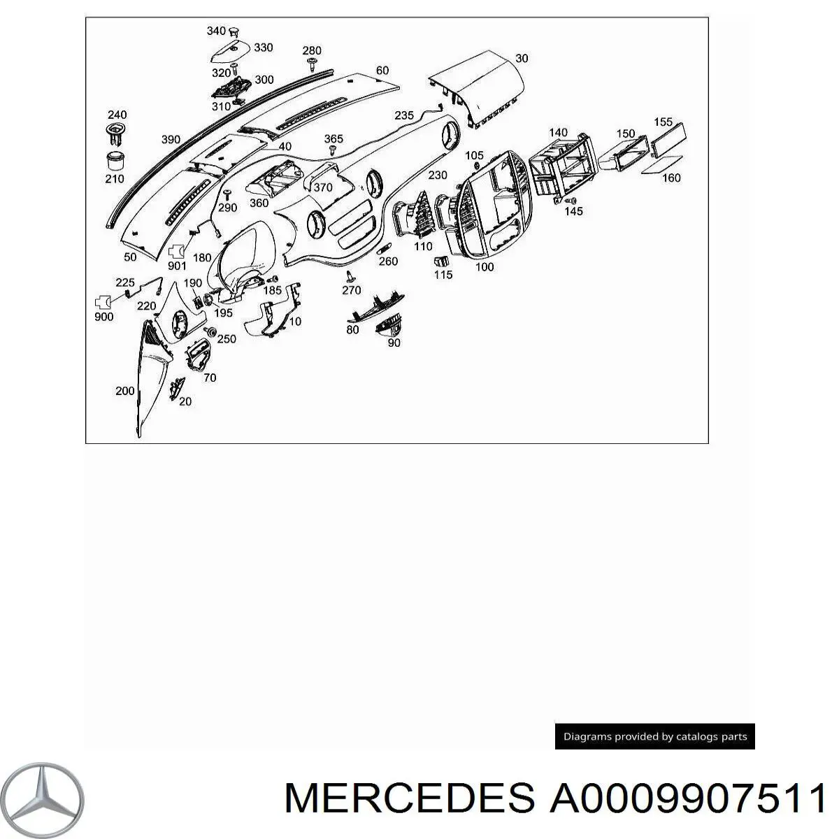 A0009907511 Mercedes | купить на Avto.pro