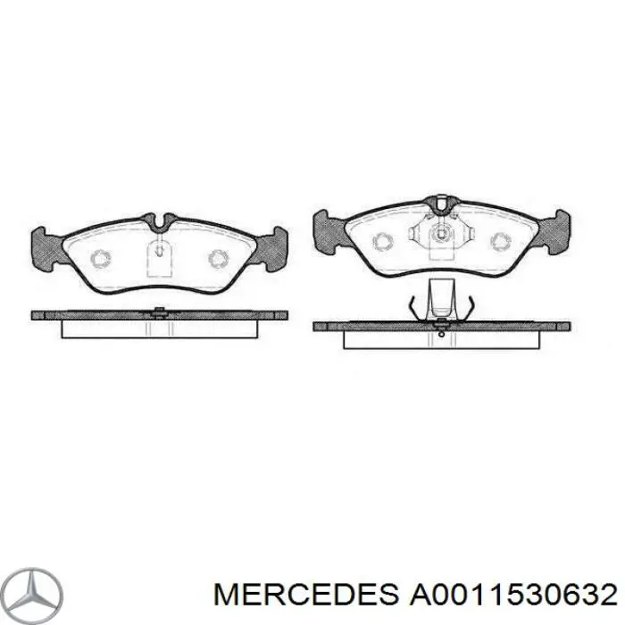 A0011530632 Mercedes датчик давления масла