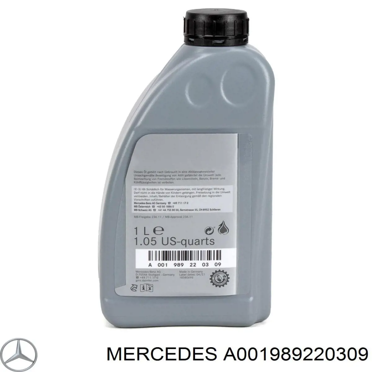 A001989220309 Mercedes | купить на Avto.pro