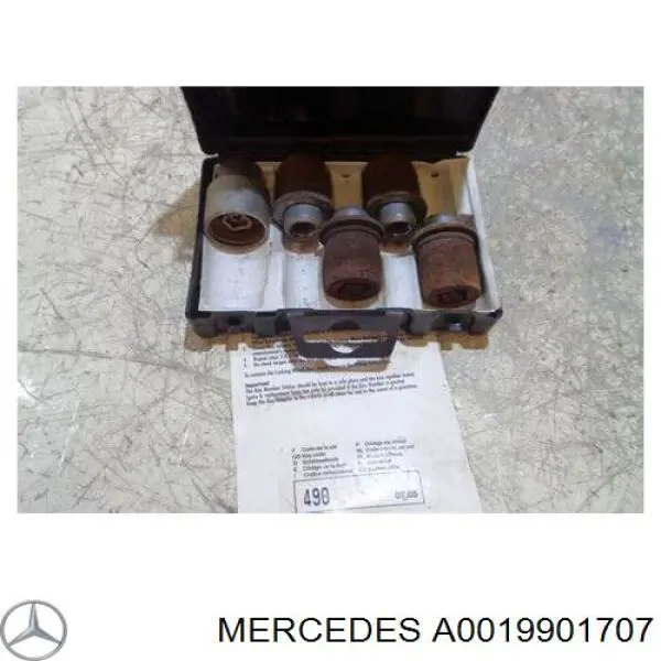 A0019901707 Mercedes | Колесный болт A 001 990 17 07 купить на Avto.pro