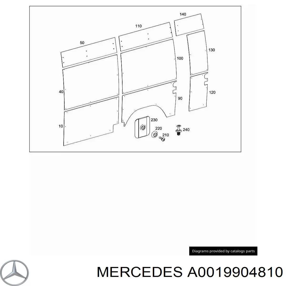 A0019904810 Mercedes | купить на Avto.pro