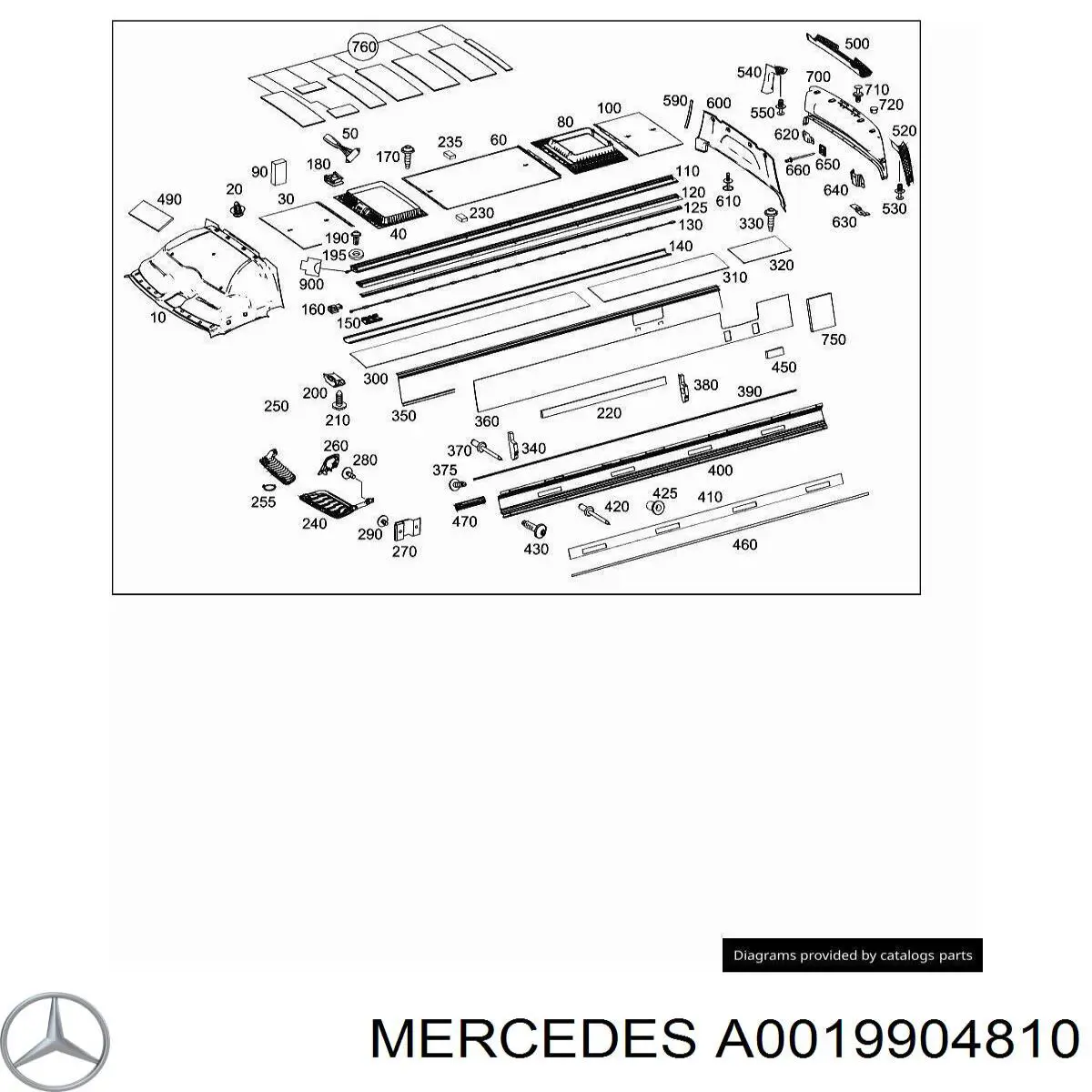 A0019904810 Mercedes | купить на Avto.pro