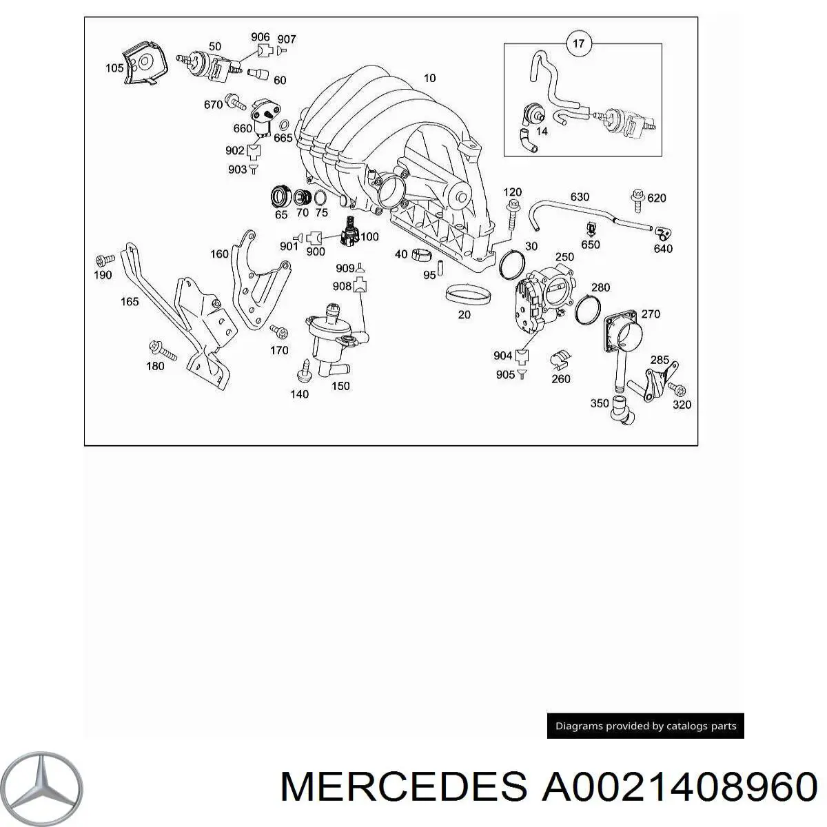 A0021408960 Mercedes ціна з доставкою крім габариту