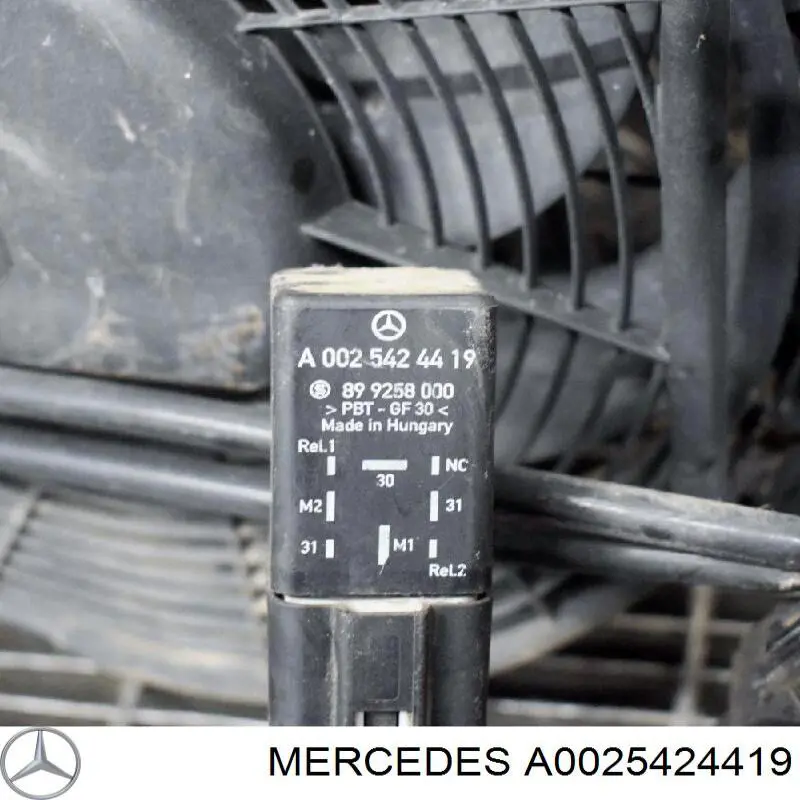 A0025424419 Mercedes реле вентилятора