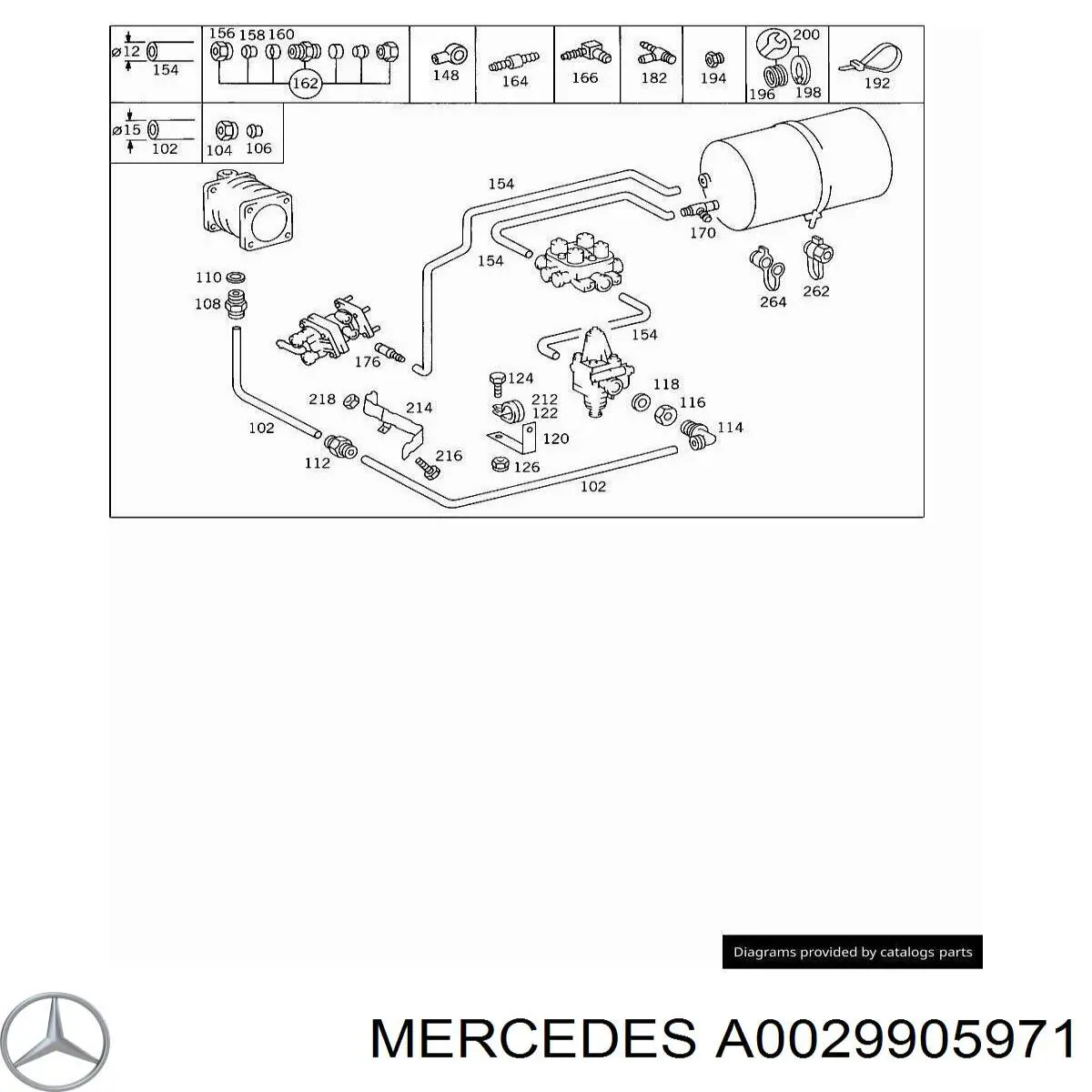 0039978972 Mercedes сравнить цены на Автопро