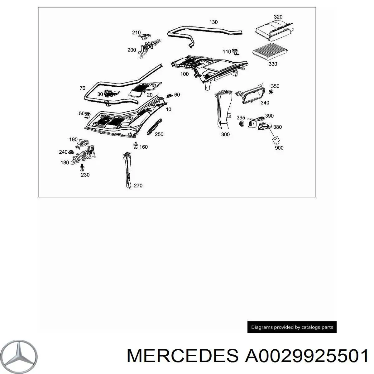 A0029925501 Mercedes | купить на Avto.pro