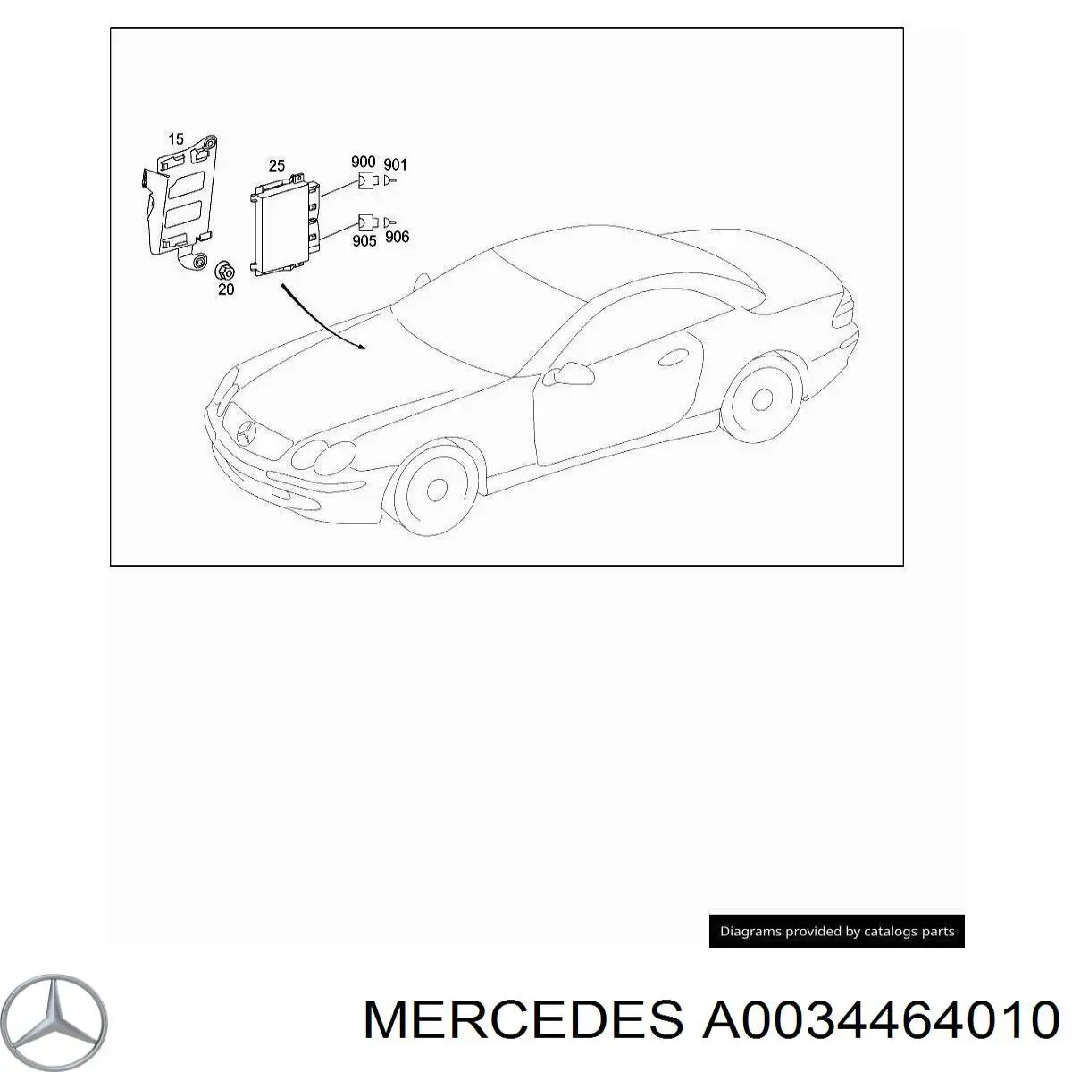 A0034464010 Mercedes | купить на Avto.pro