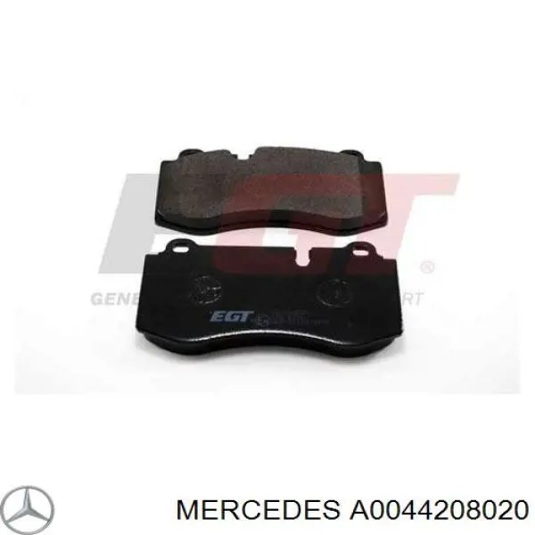 A0044208020 Mercedes колодки передние
