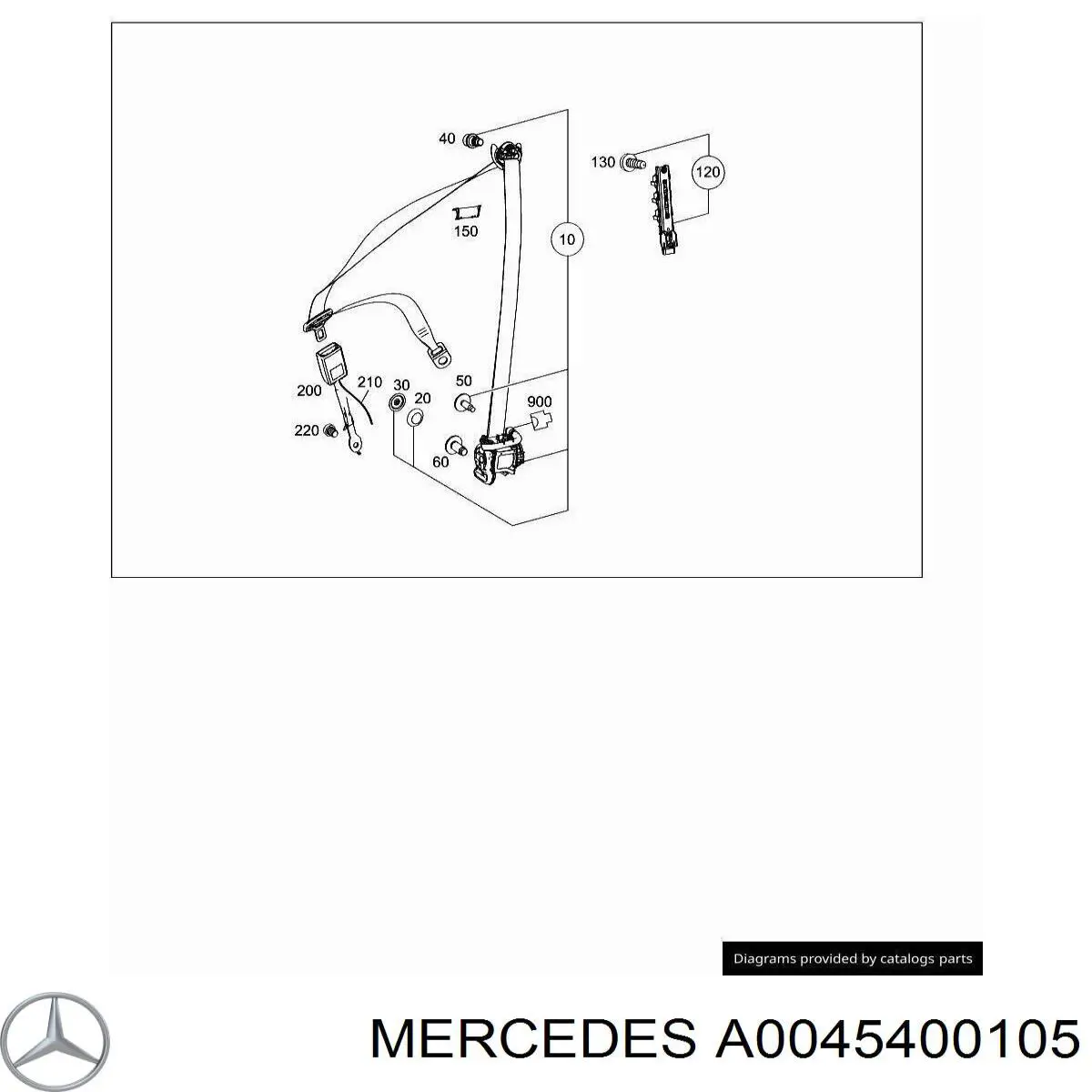 A0045400105 Mercedes | купить на Avto.pro