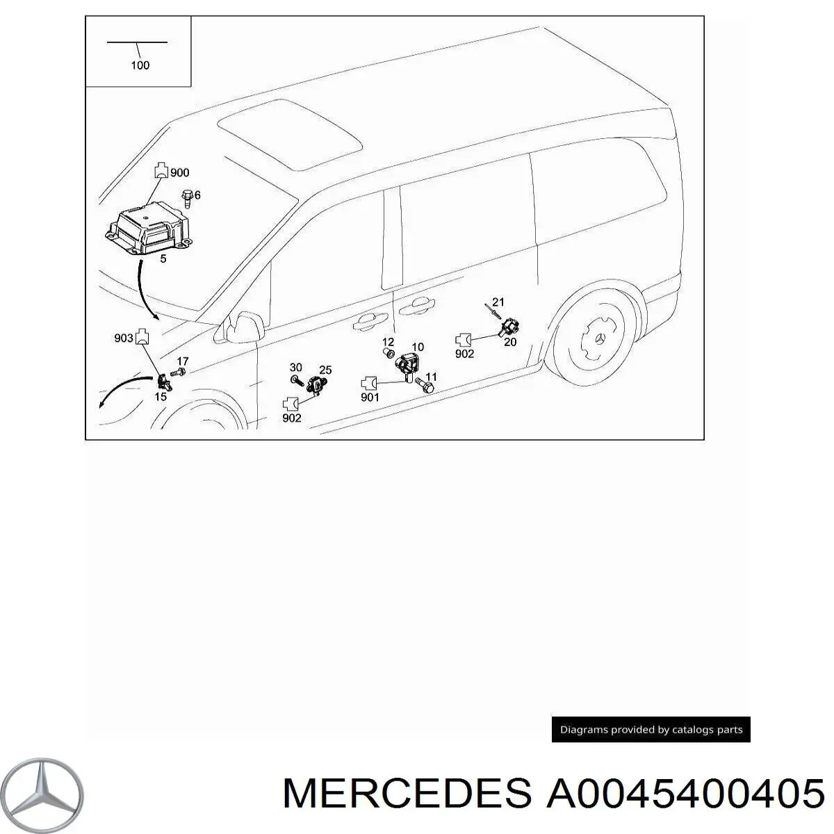 0045400405 Mercedes | купить на Avto.pro