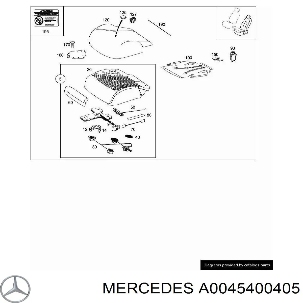 0045400405 Mercedes | купить на Avto.pro