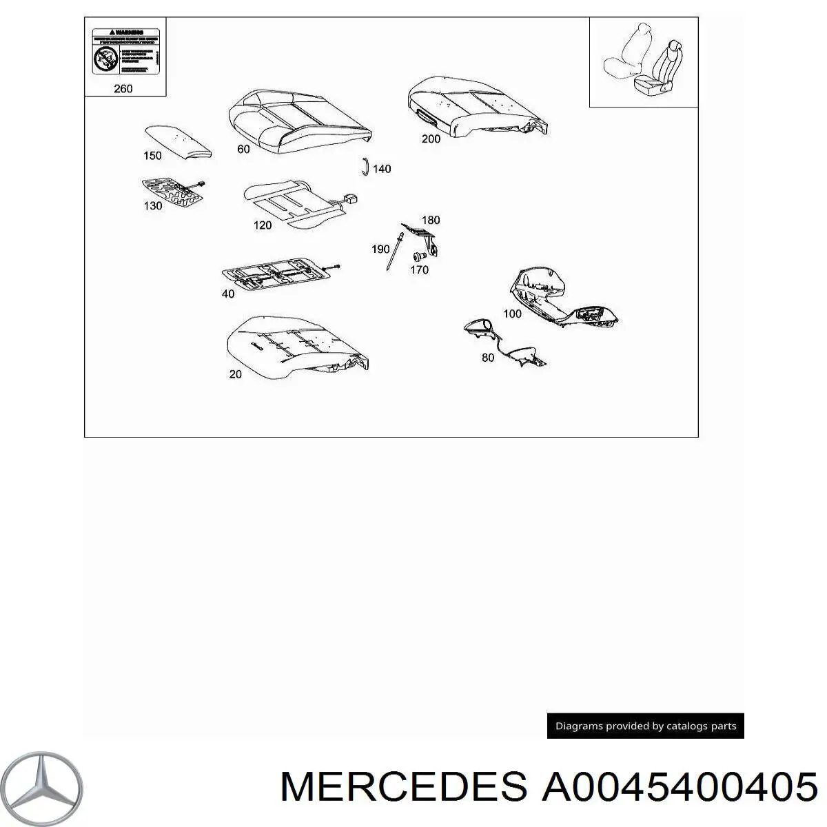 0045400405 Mercedes | купить на Avto.pro