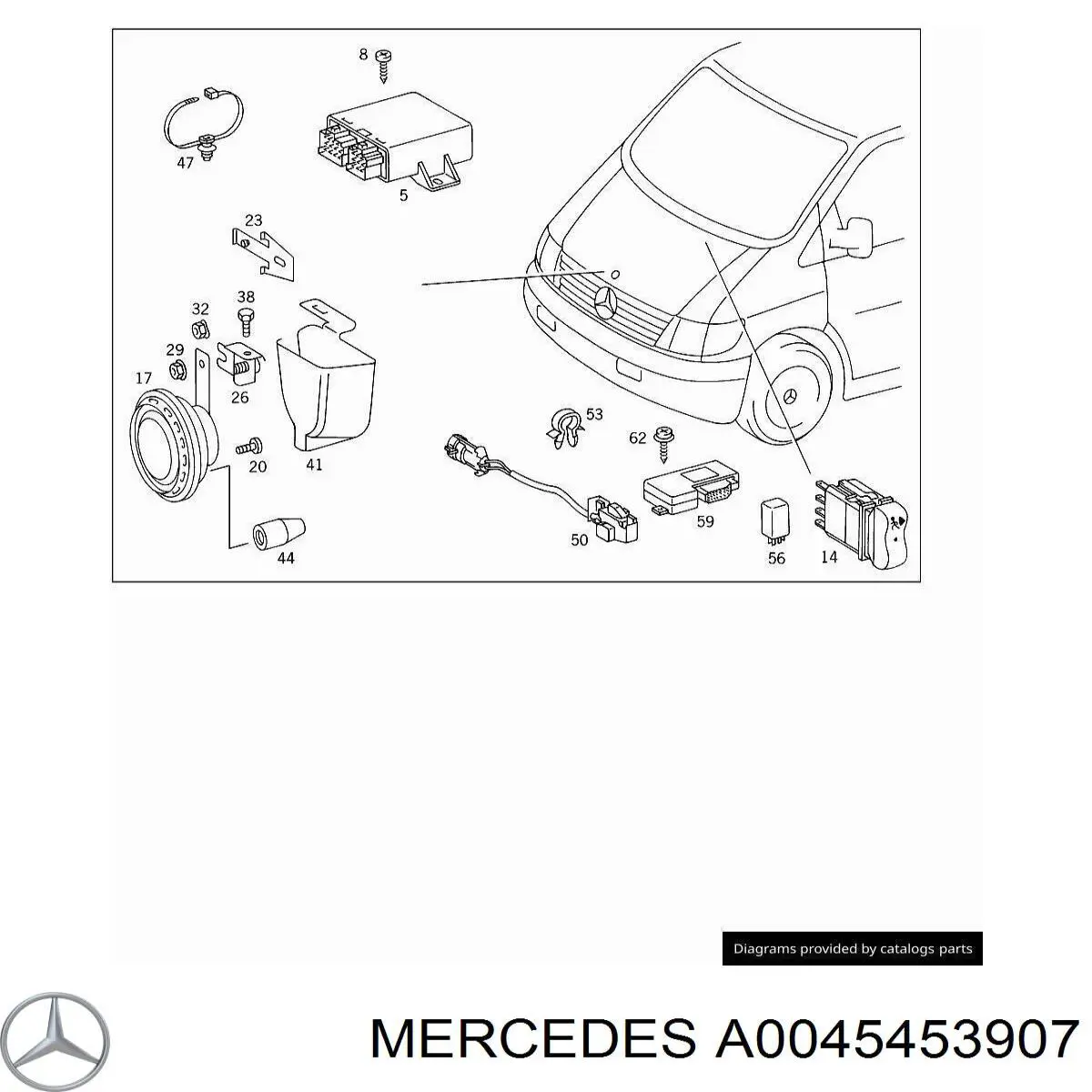 0045453907 Mercedes | купить на Avto.pro
