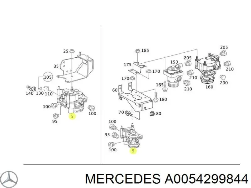 A0054299844 Mercedes | купить на Avto.pro