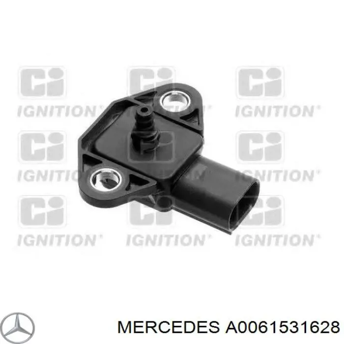 A0061531628 Mercedes | Датчик давления во впускном коллекторе, map A ...