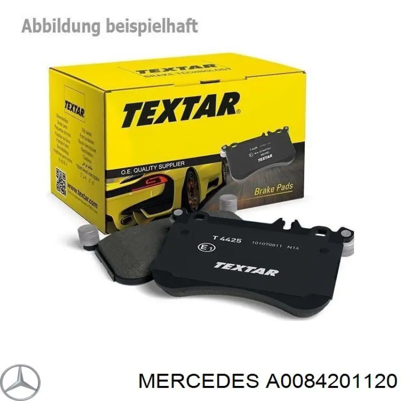 A0084201120 Mercedes | Колодки тормозные задние дисковые A 008 420 11 ...