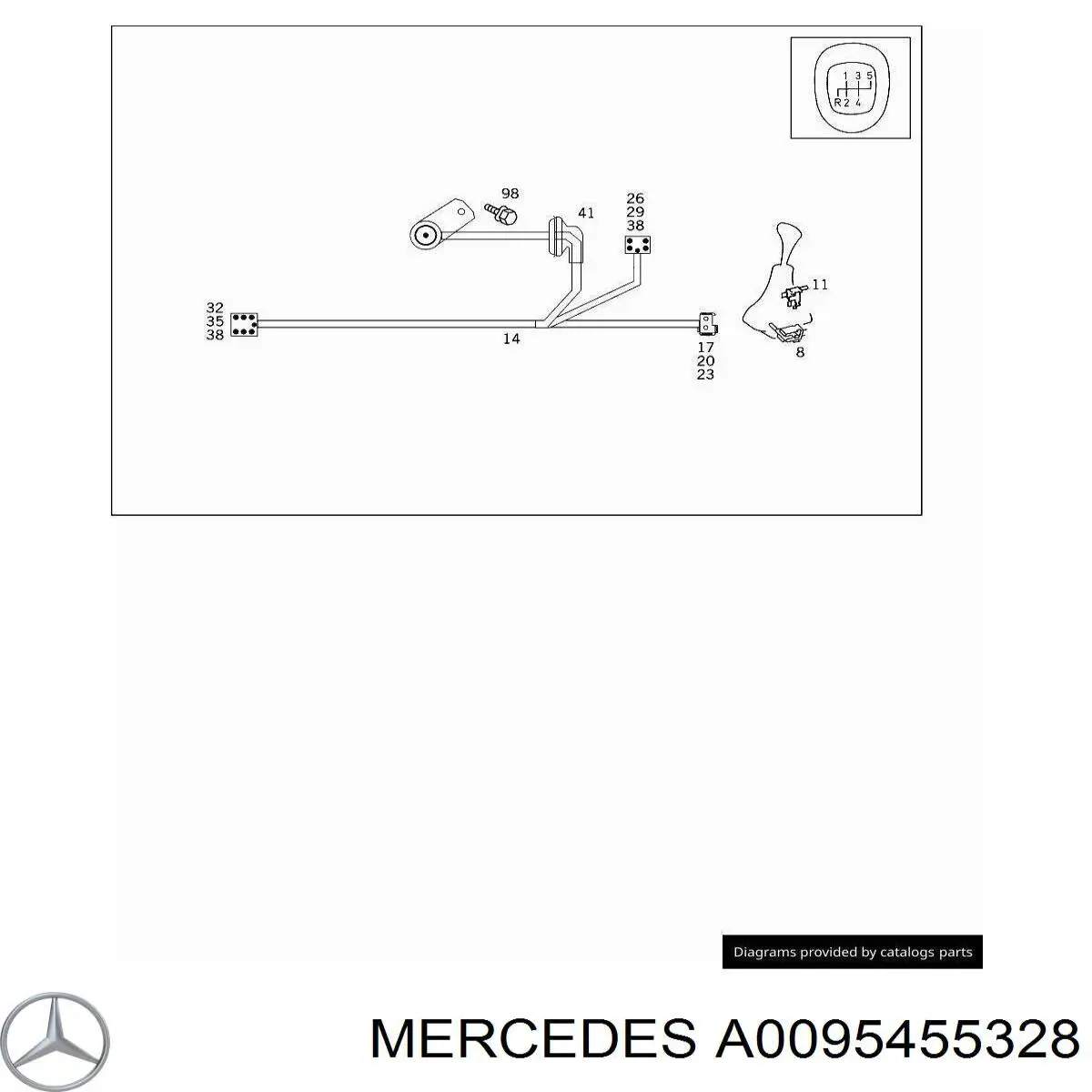 A0095455328 Mercedes ціна з доставкою крім габариту