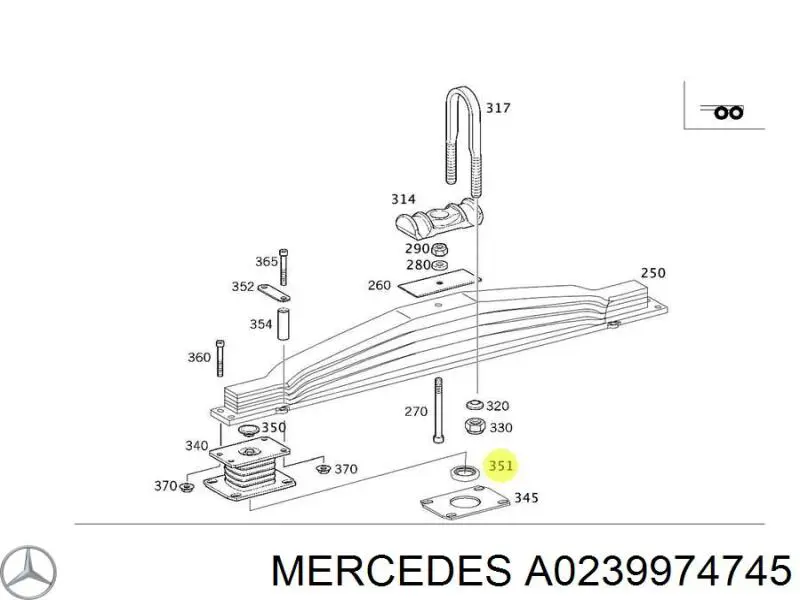 A0239974745 Mercedes | купить на Avto.pro