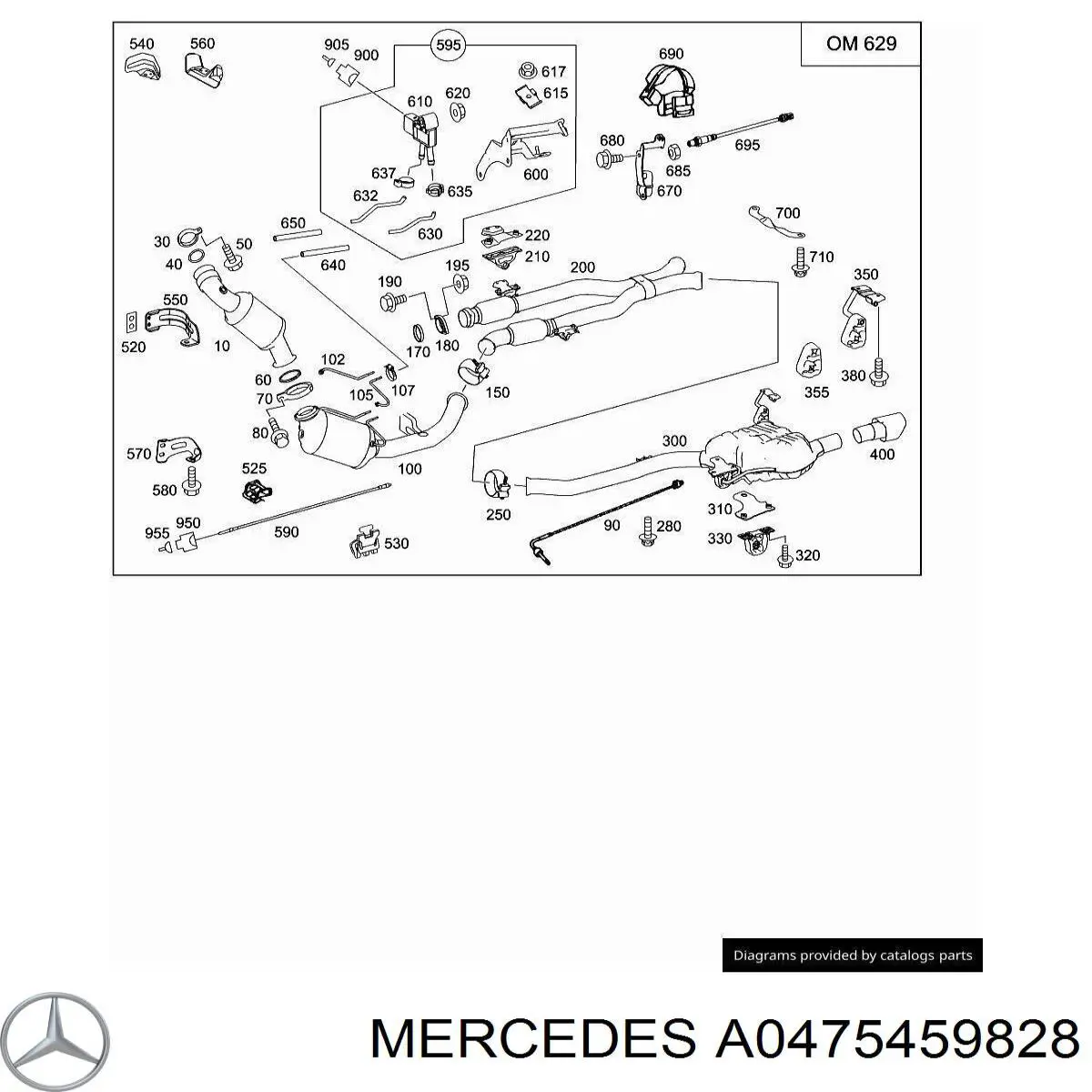 A0475459828 Mercedes | купить на Avto.pro