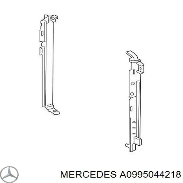 A0995044218 Mercedes | Суппорт радиатора правый (монтажная панель ...