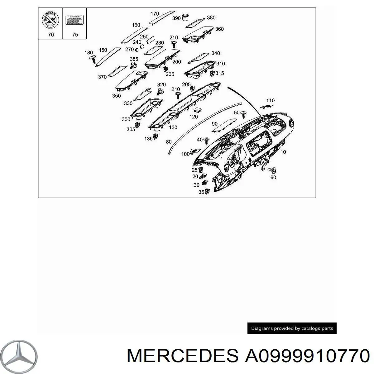 A0999910770 Mercedes | купить на Avto.pro