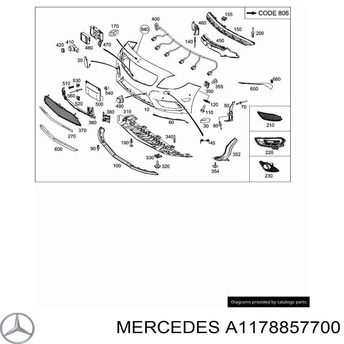 A1178857700 Mercedes | купить на Avto.pro