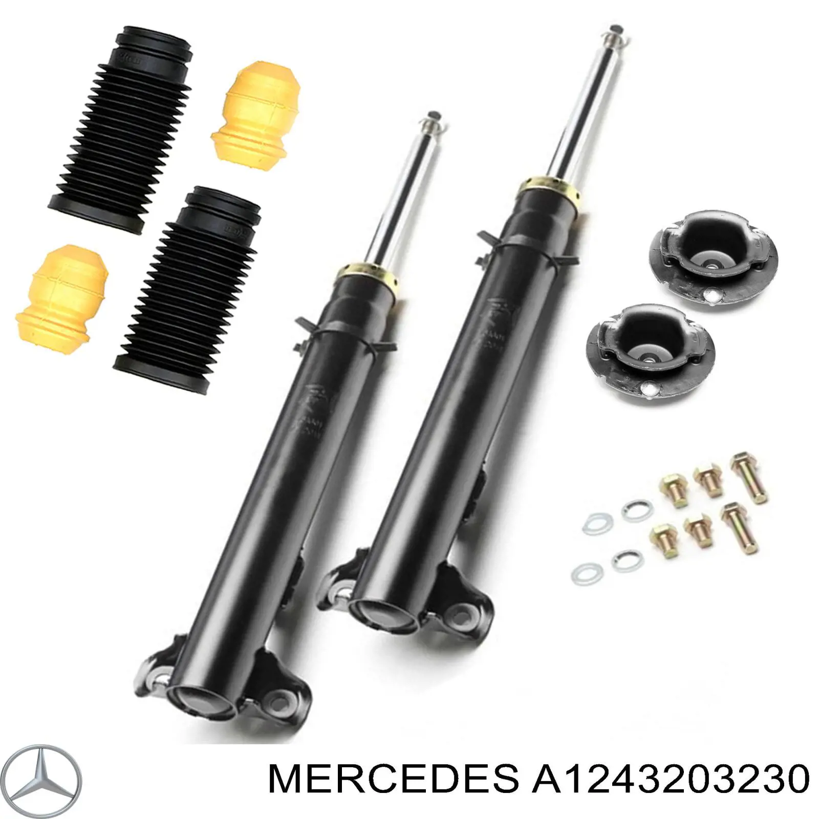 A1243203230 Mercedes | Амортизатор передний A 124 320 32 30 купить на ...