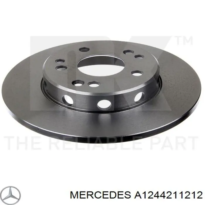 A1244211212 Mercedes | Диск тормозной передний A 124 421 12 12 купить ...