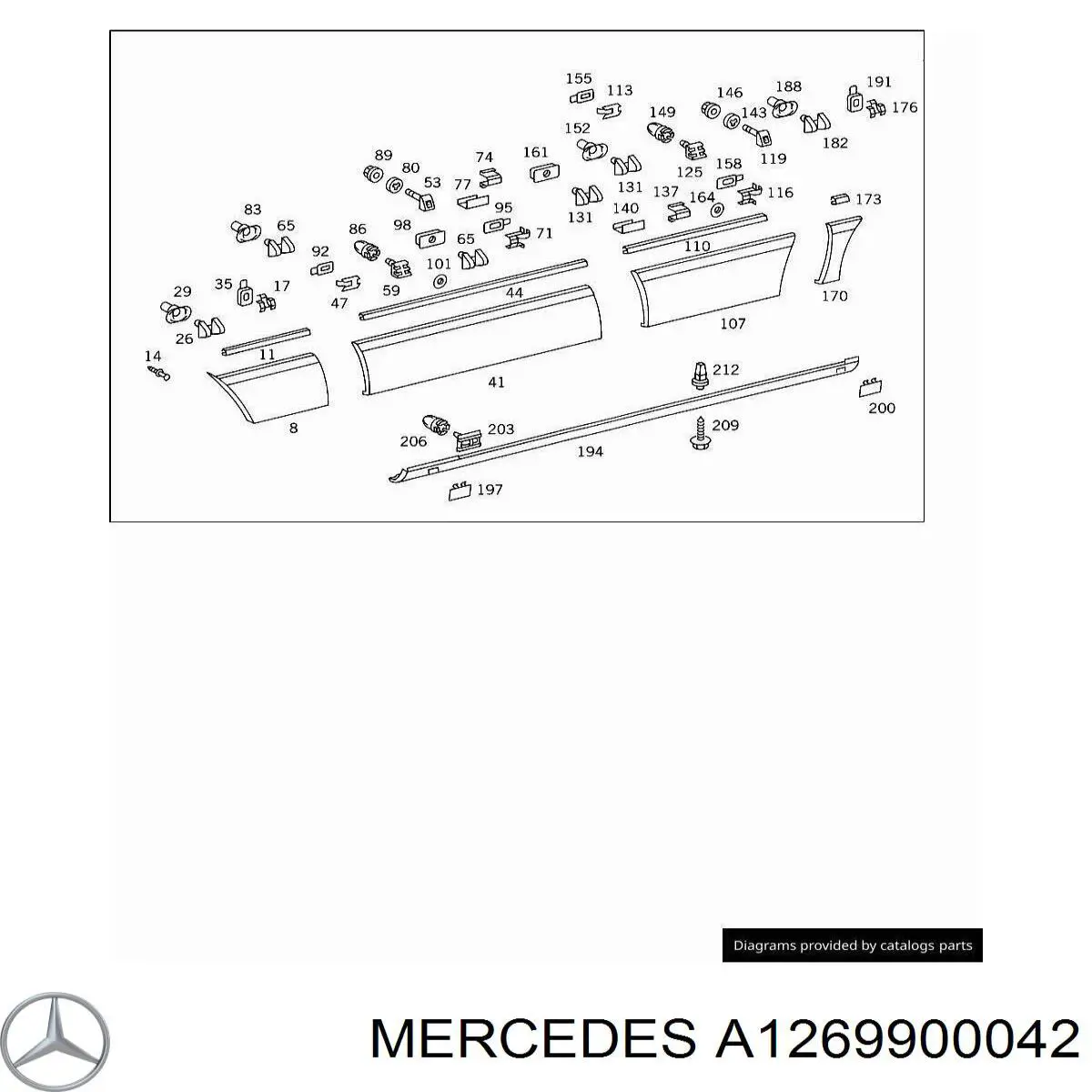 A1269900042 Mercedes | купить на Avto.pro