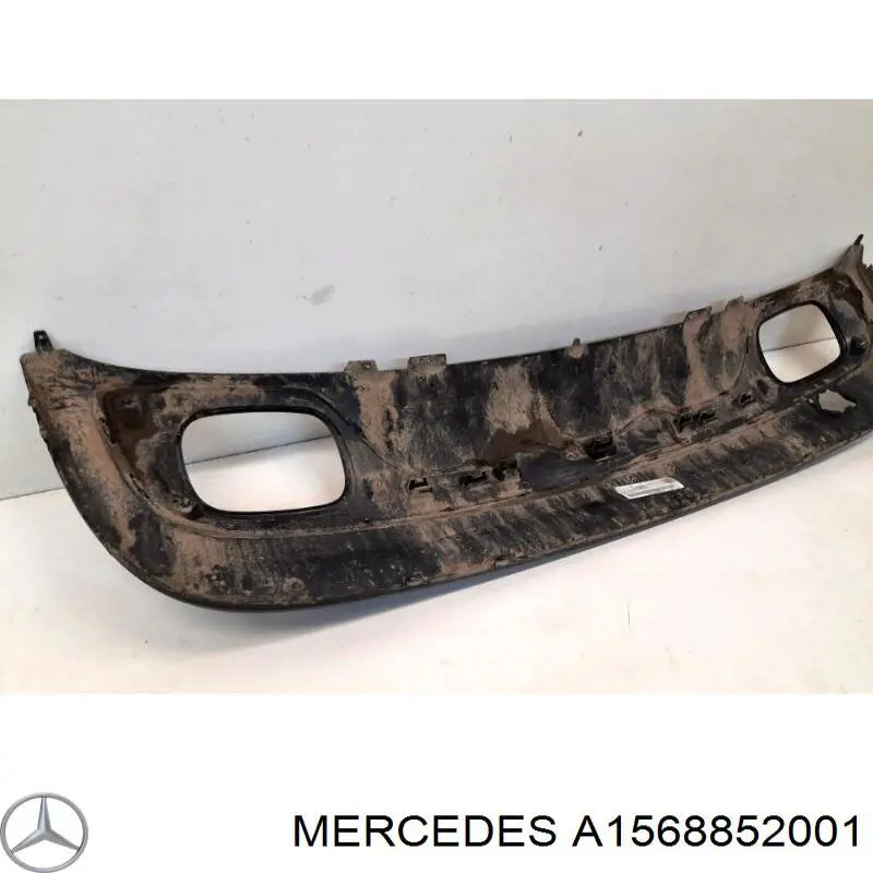 A1568852001 Mercedes накладка бампера заднего