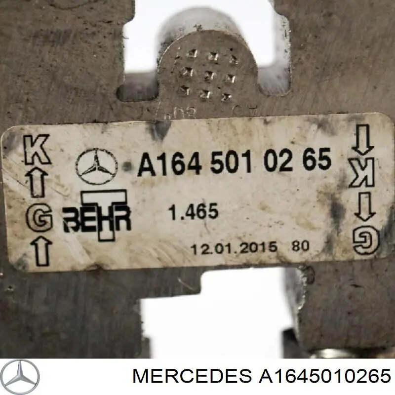 A1645010265 Mercedes | Термостат системы охлаждения масла акпп A 164 ...