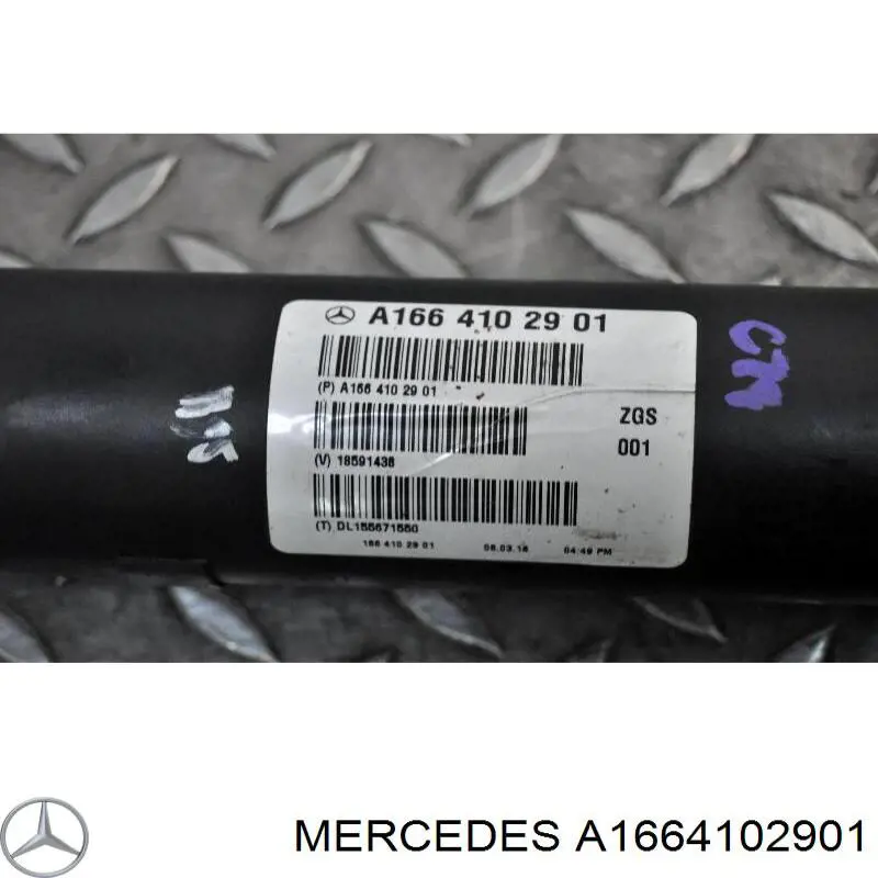 A1664102901 Mercedes вал карданний
