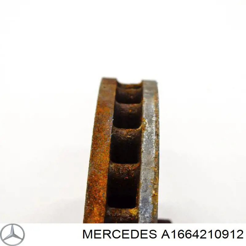 A1664210912 Mercedes диск тормозной передний