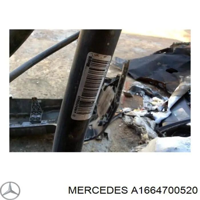 A1664700520 Mercedes | Заливная горловина топливного бака A 166 470 05 ...