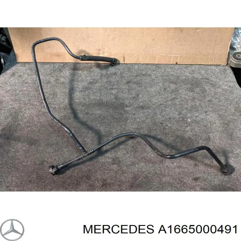 A1665000491 Mercedes трубка вентиляционная (mercedes-benz)