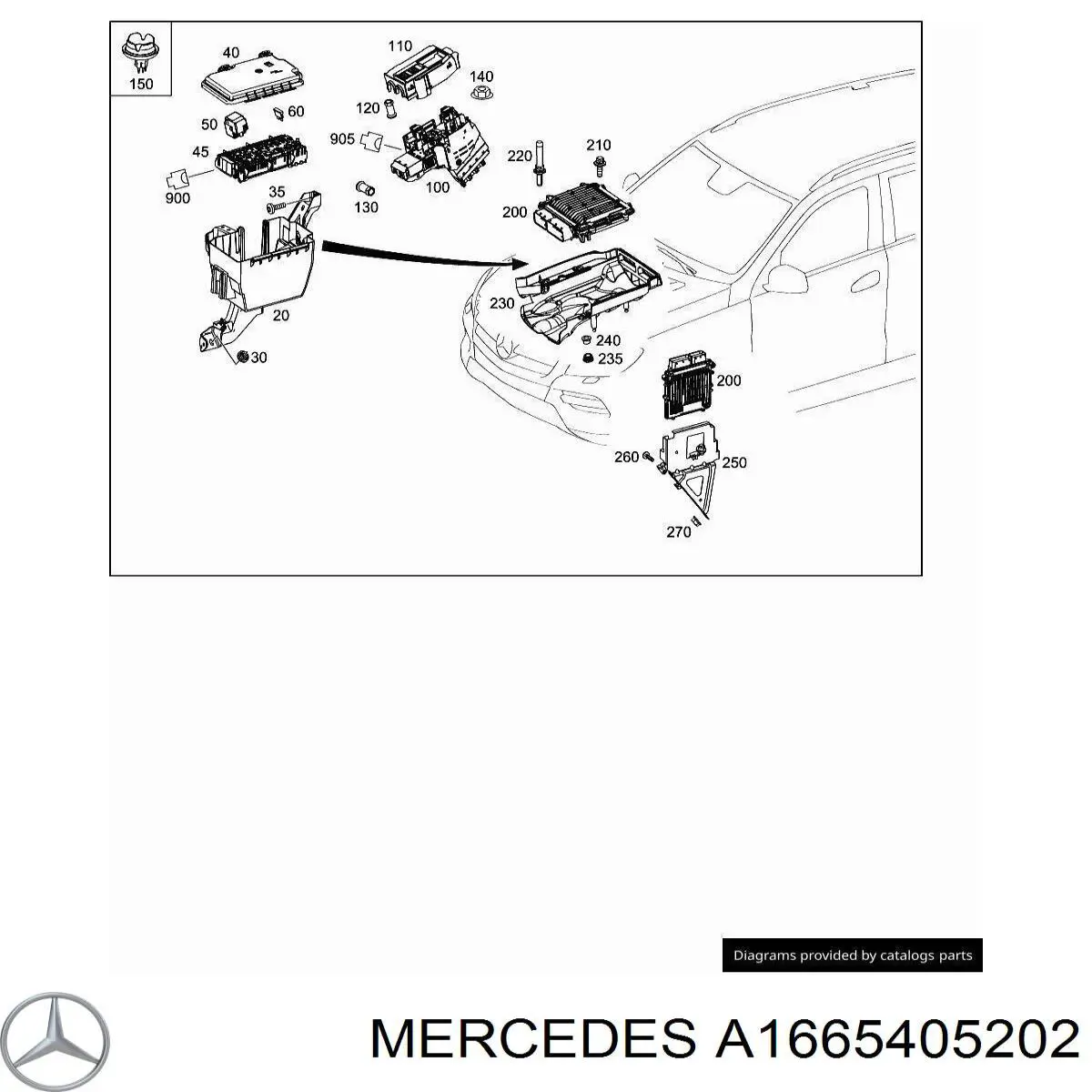 A1665405202 Mercedes | купить на Avto.pro
