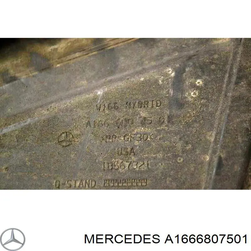 A1666807501 Mercedes автозапчастина