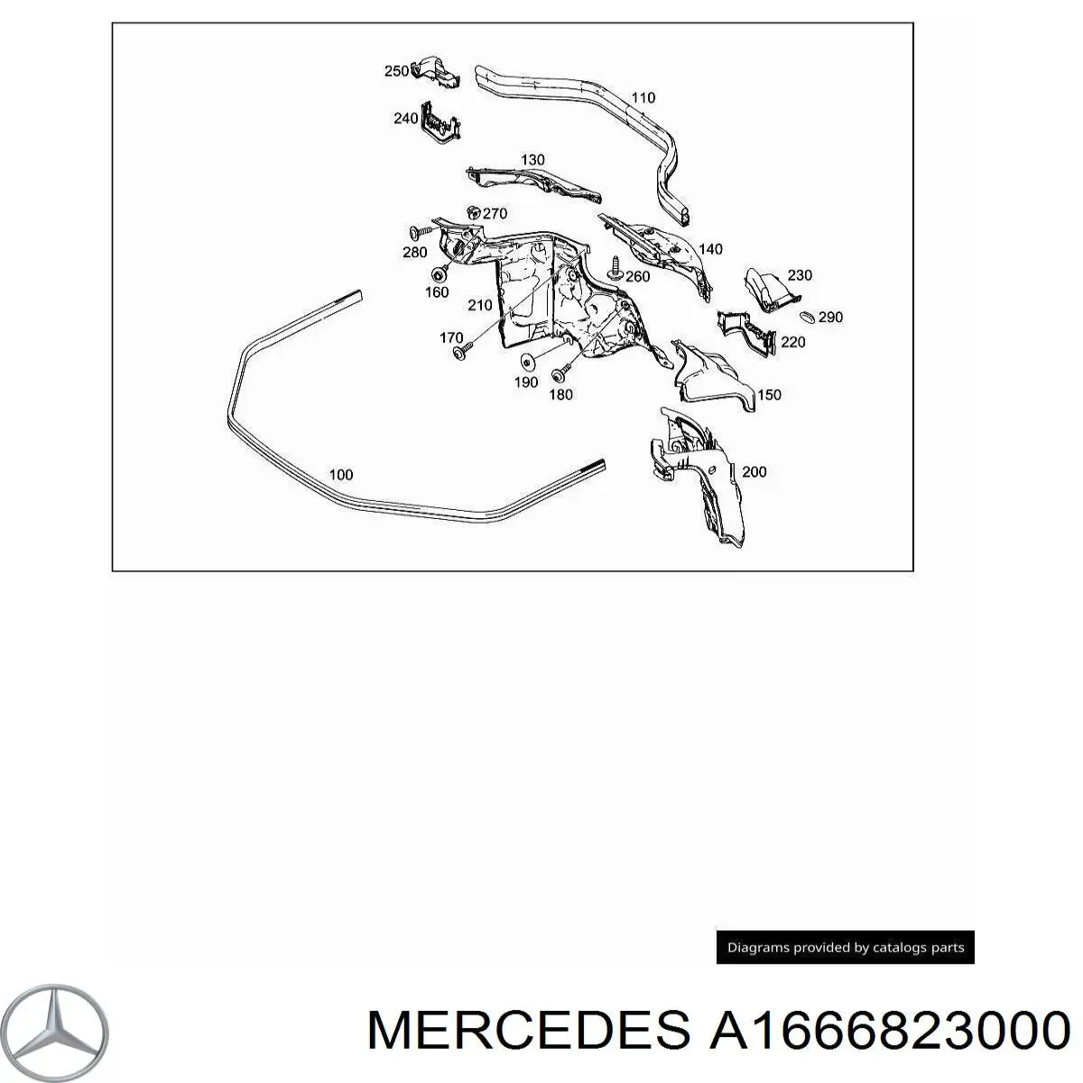 A1666823000 Mercedes | купить на Avto.pro