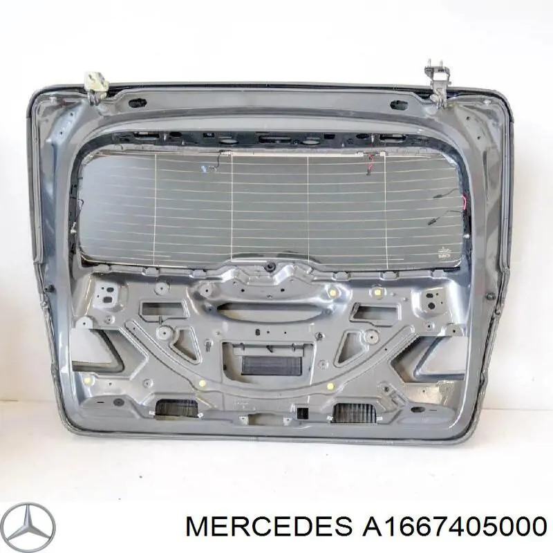 A1667405000 Mercedes задняя ляда со стеклом