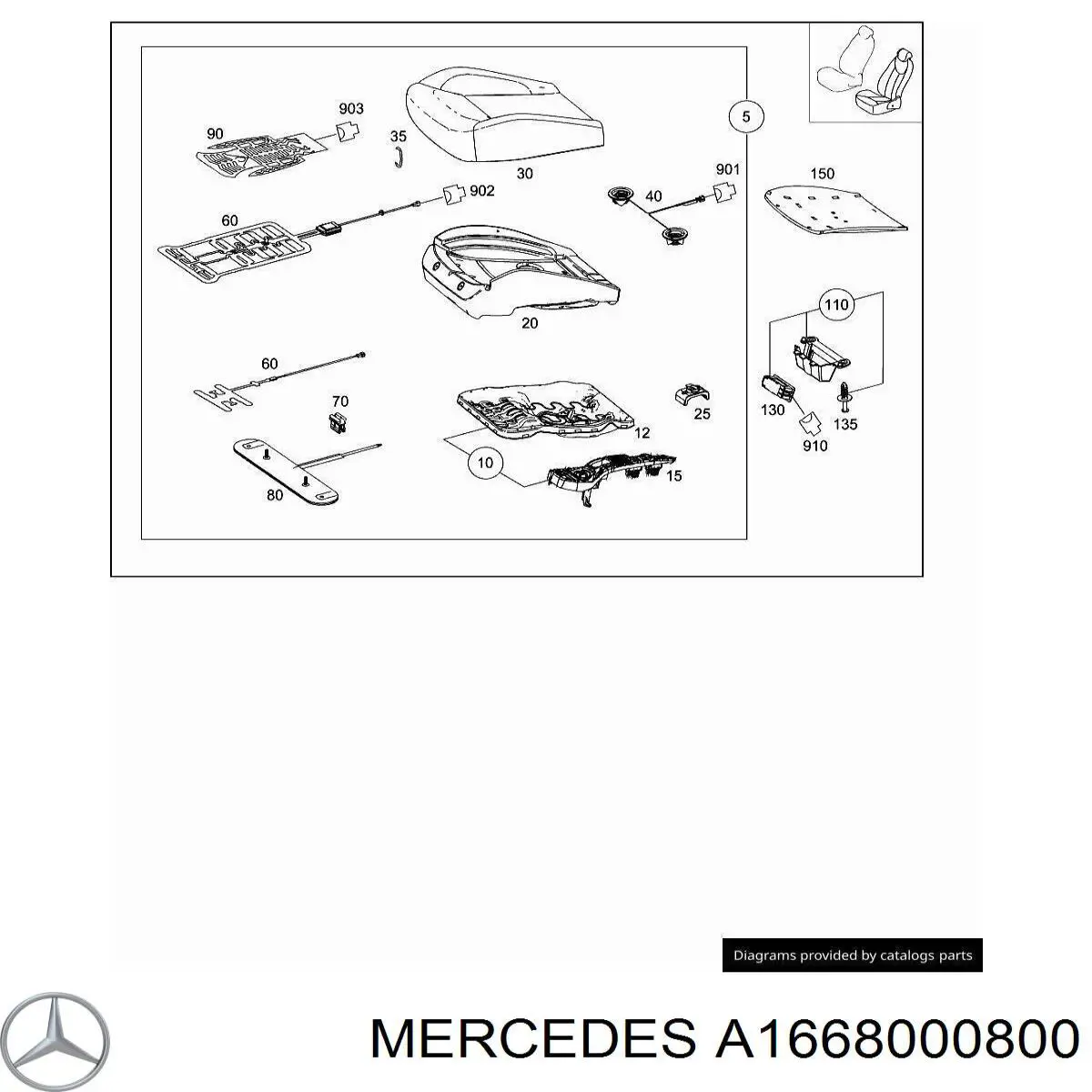 1668000800 Mercedes | купить на Avto.pro
