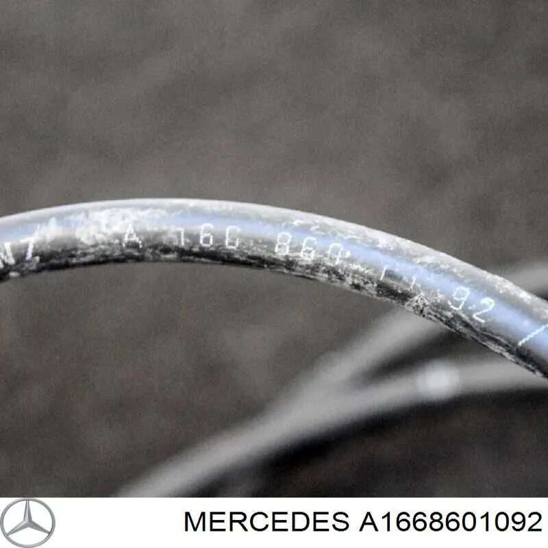 A1668601092 Mercedes трубка металева