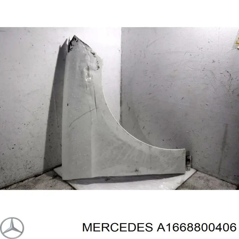 A1668800406 Mercedes крыло переднее правое
