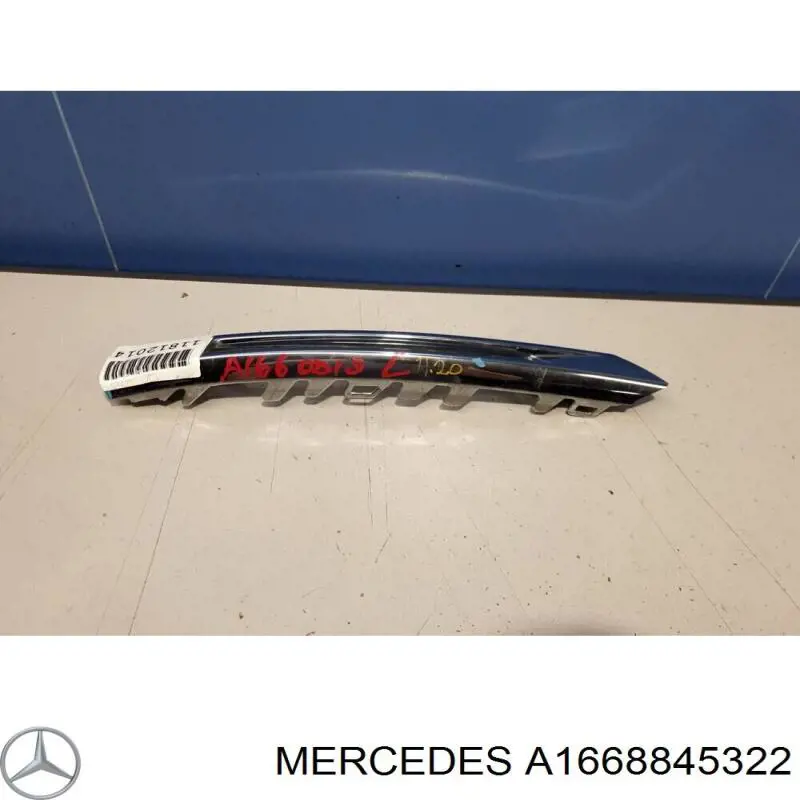 Накладка бампера переднего, левая на Mercedes GL-Class (X166)