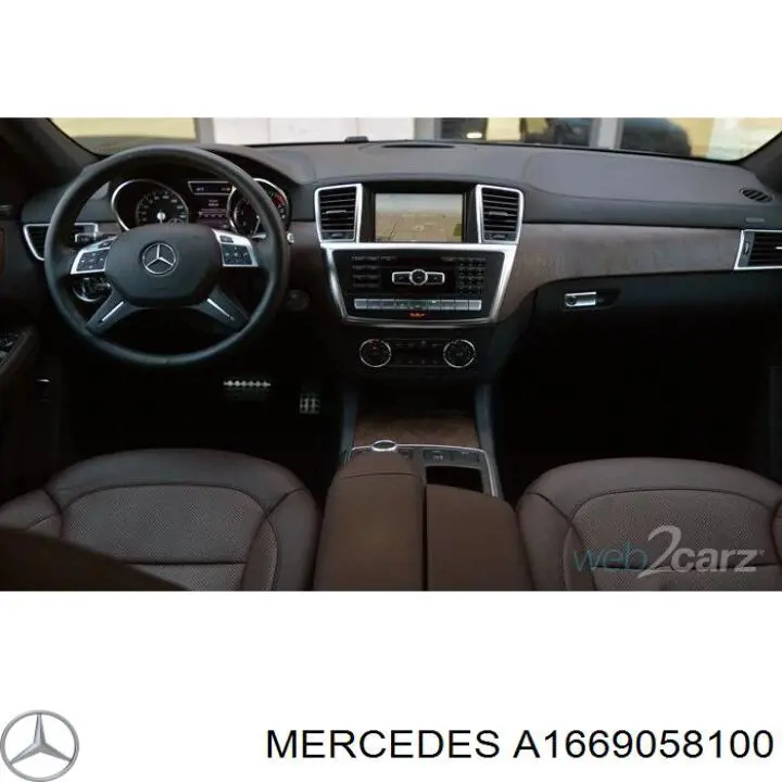 A1669058100 Mercedes блок управления левой передней двери