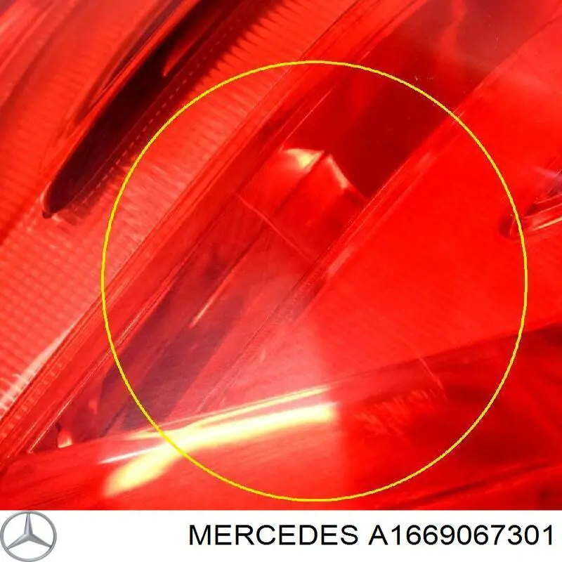 A1669067301 Mercedes | Фонарь задний левый внешний A 166 906 73 01 ...