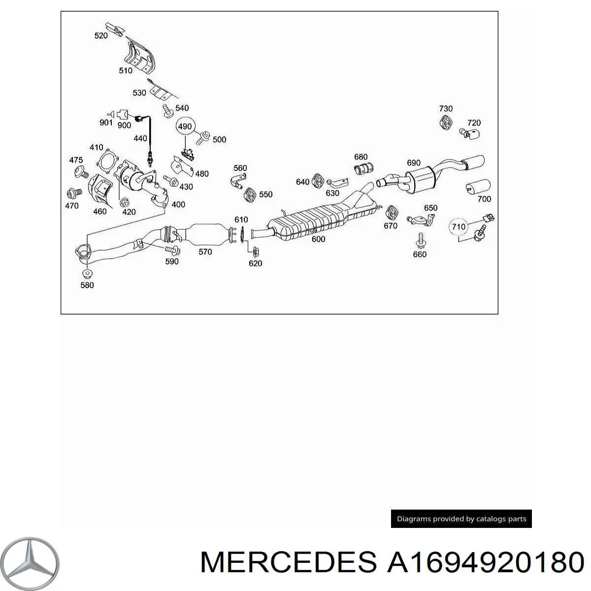 A1694920180 Mercedes | купить на Avto.pro