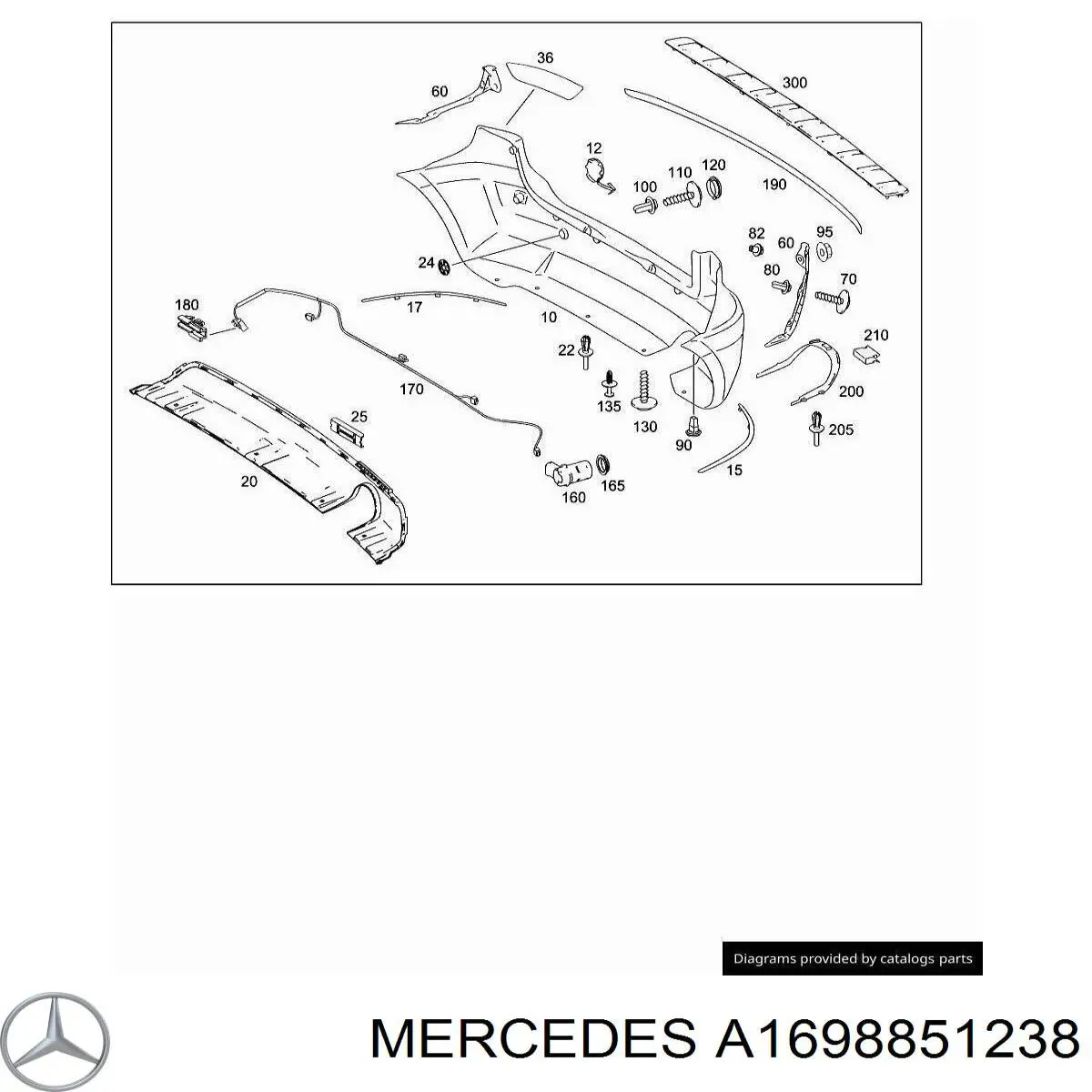 A1698851238 Mercedes | купить на Avto.pro