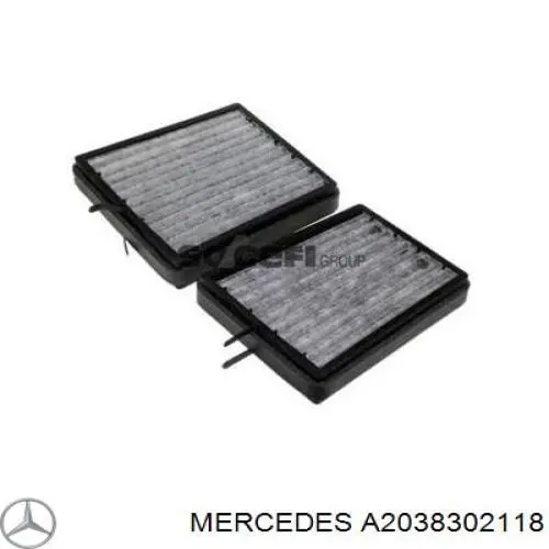 A2038302118 Mercedes фильтр салона